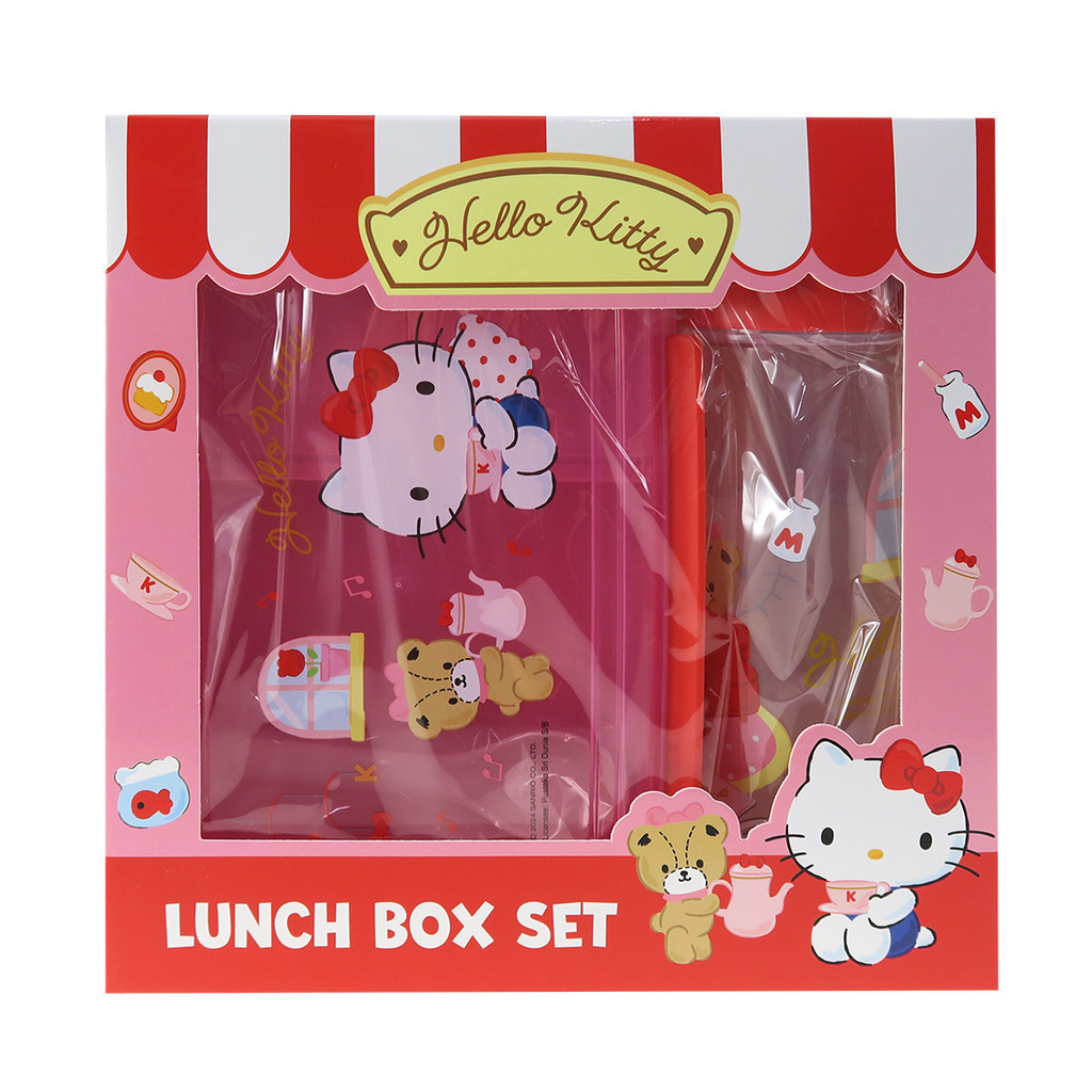 Hello Kitty With Bear Lunch Box Set (8951) | Shopee Philippines