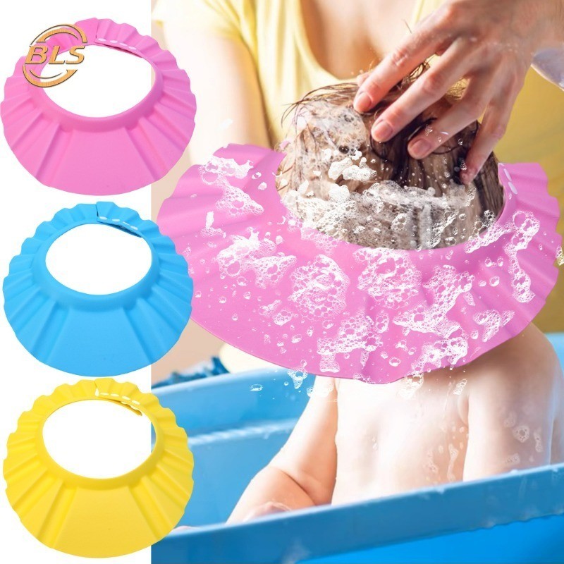 Adjustable Wash Hair Bath Shield Cap - Eye Ear Protection Waterproof ...