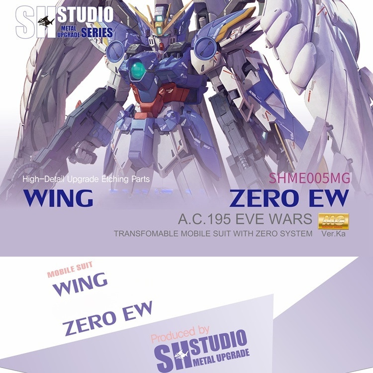 SH STUDIO Upgrade Etching Parts for MG 1/100 Wing Zero EW Ver.ka ...