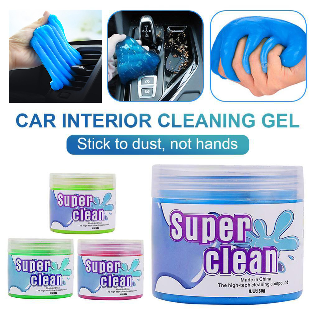160g Universal Super Cleaning Gel Dust Slime Cleaner Soft Mud for Car ...