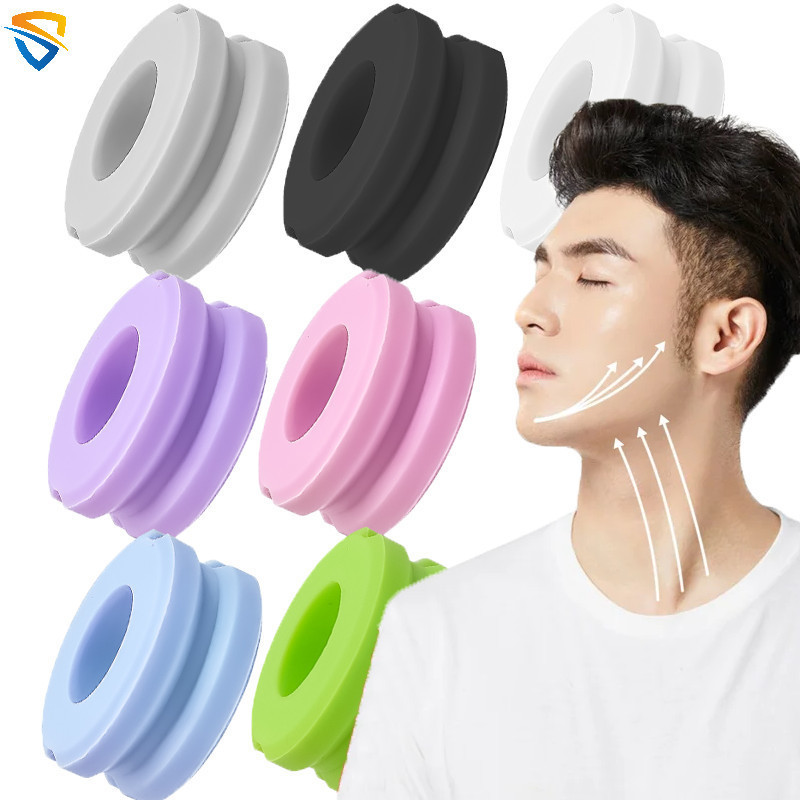 Silicone Facial Muscle Jaw Trainer for Strengthening Defining Jawline ...