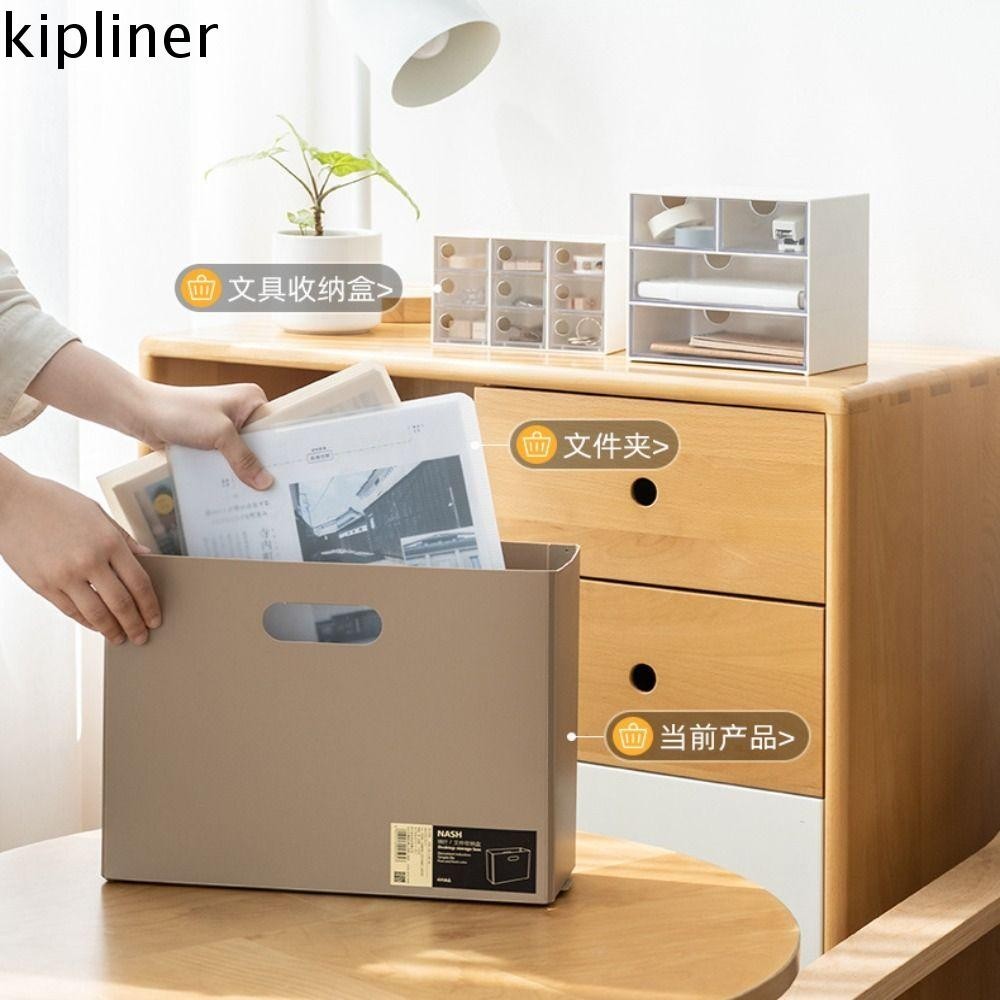 KIPLINER Folding Desktop Organizer Plastic Simple Paper Organizer ...