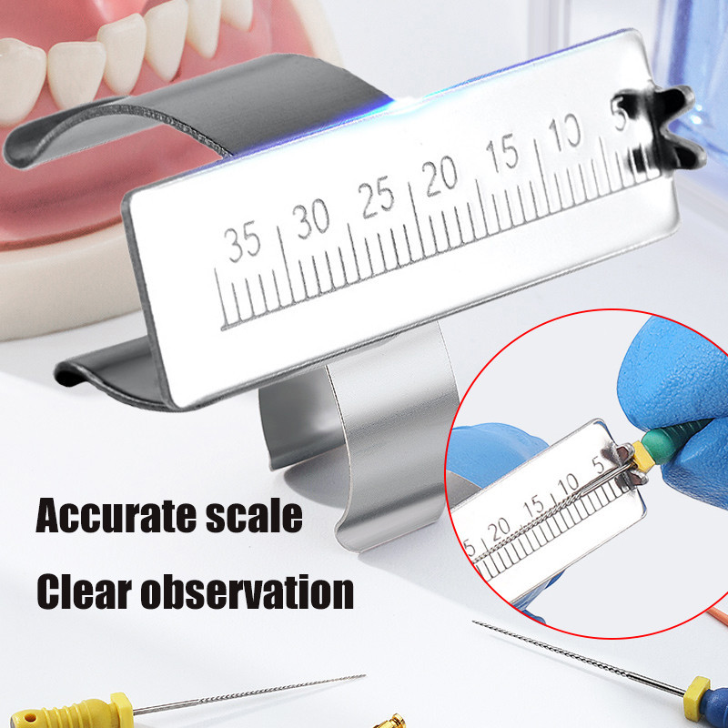 Stainless Steel Dental Finger Ruler Equipment Dental Endodontic Span ...