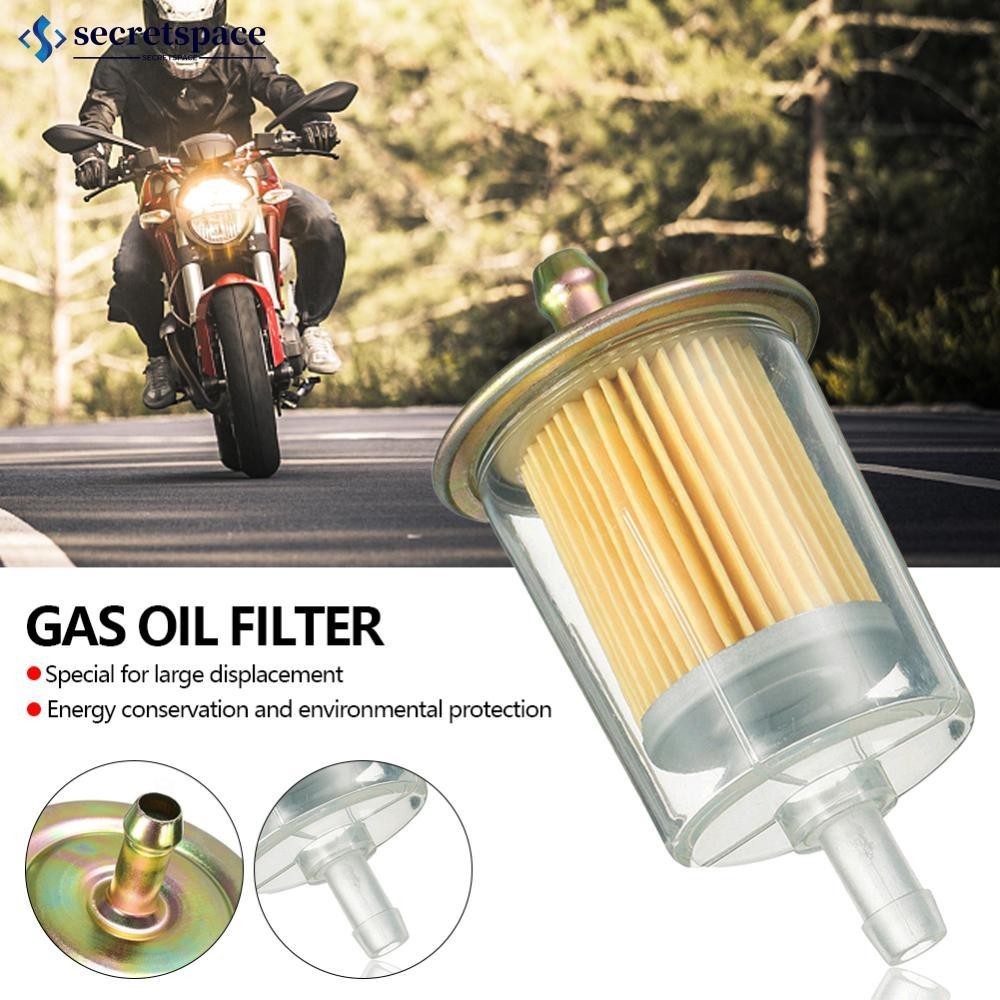 SECRETSPACE Motorcycle Petrol Gas Fuel Gasoline Oil Filter Element For ...
