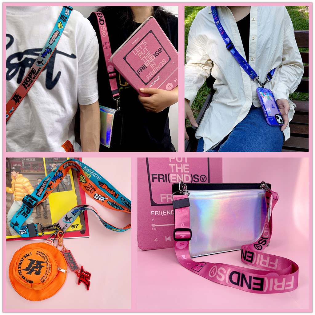 Outdoor Crossbody Shoulder Lanyard Adjustable KPOP Phone Lanyard SUGA ...