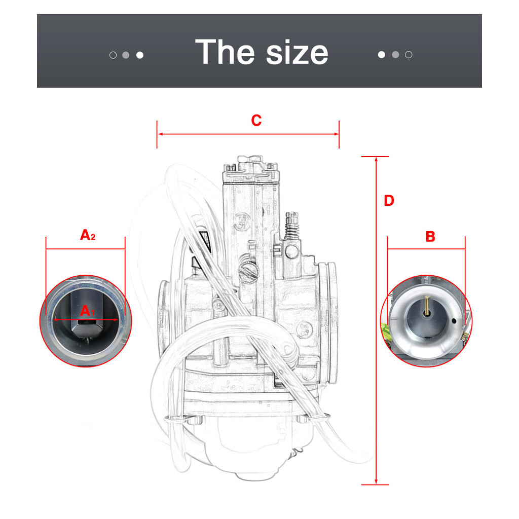 28mm 30mm 32mm 34mm Lectron High Velocity Adjustable Power Jet ...