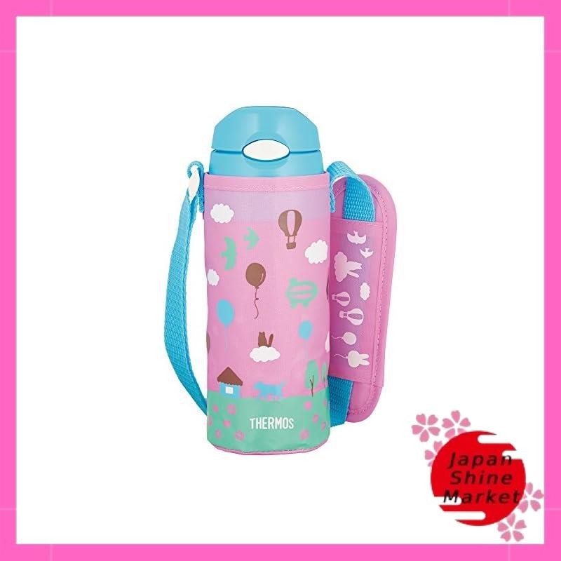Thermos vacuum insulated straw bottle [one touch] 400ml light pink FHL-401F LP | Shopee Philippines