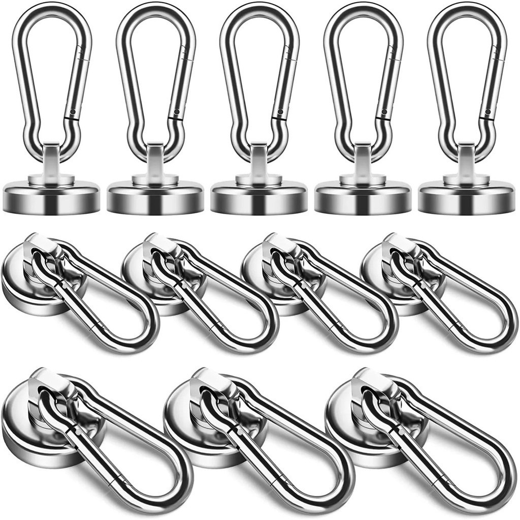 Strong Neodymium Magnet Hooks - Heavy Duty Magnetic Hooks - Light Hook ...