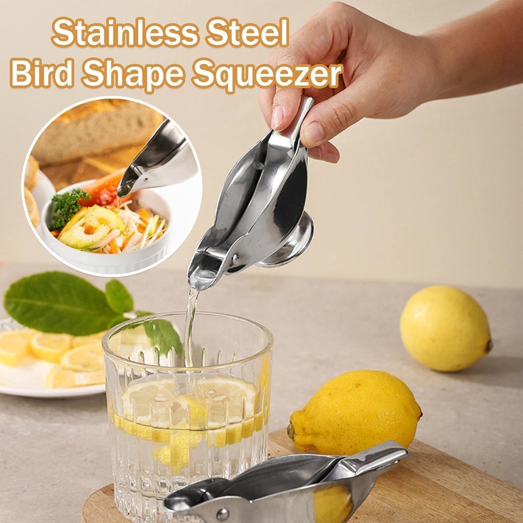 Stainless Steel Squeezer Bird Shape Squeezer Manual Juicer Lemon Juicer Lime Extruder Fruit ...