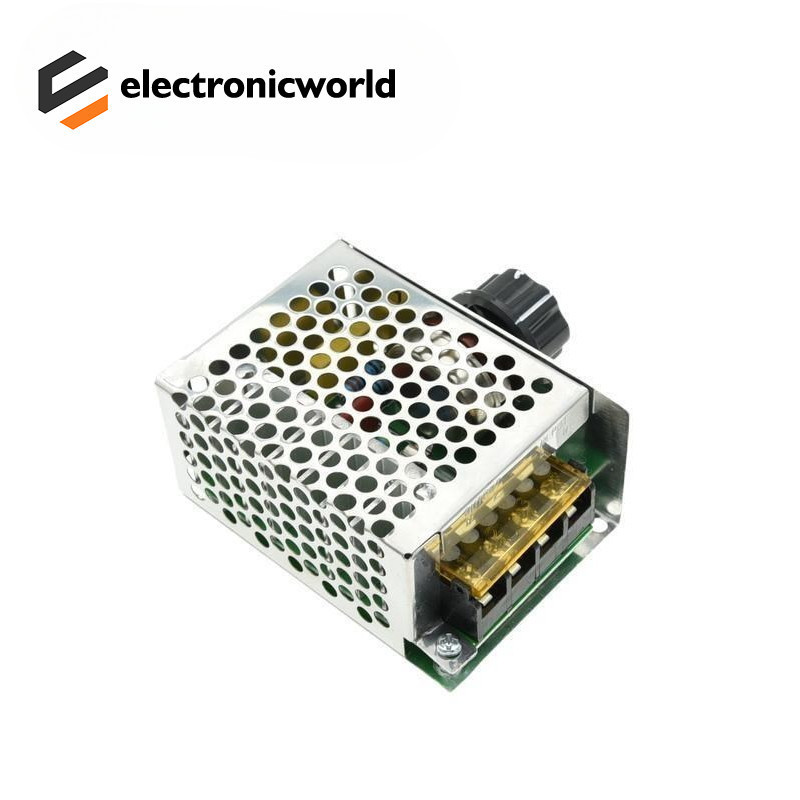 4000W AC 220V SCR Voltage Regulator Dimmer Motor Speed Controller ...