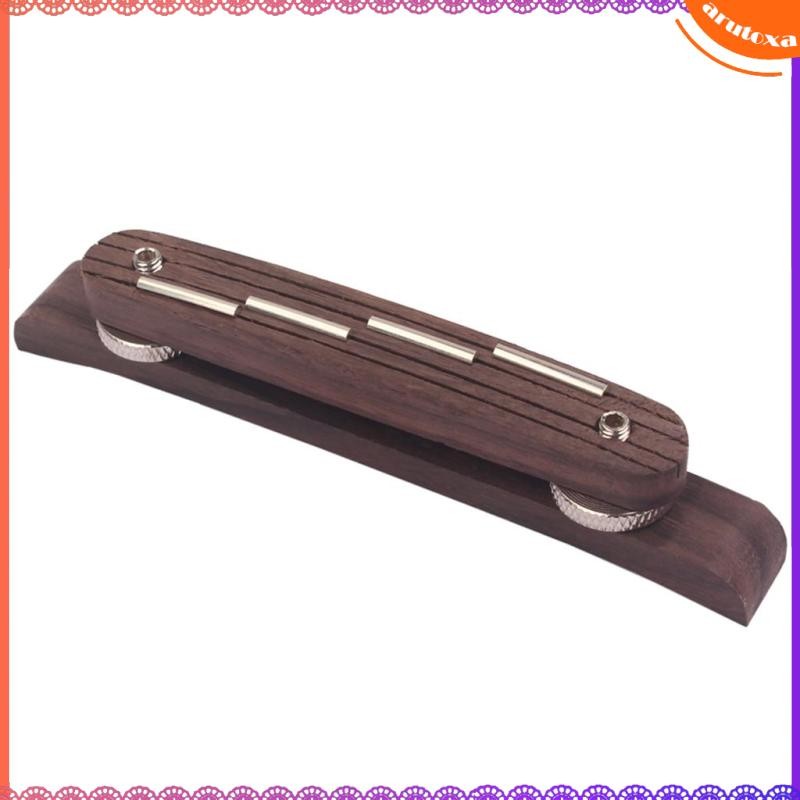 [Arutoxa] 103mm Mandolin Bridge w/ Base for Archtop Guitar Bass ...