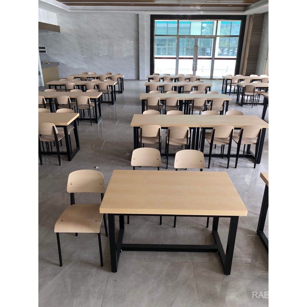 Dijia Furniture Zhuizhou Canteen Table & Chair Industrial Style Dining ...