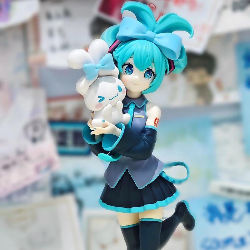 Hatsune Miku White Rabbit Big-Eared Dog Standing Posture Two ...