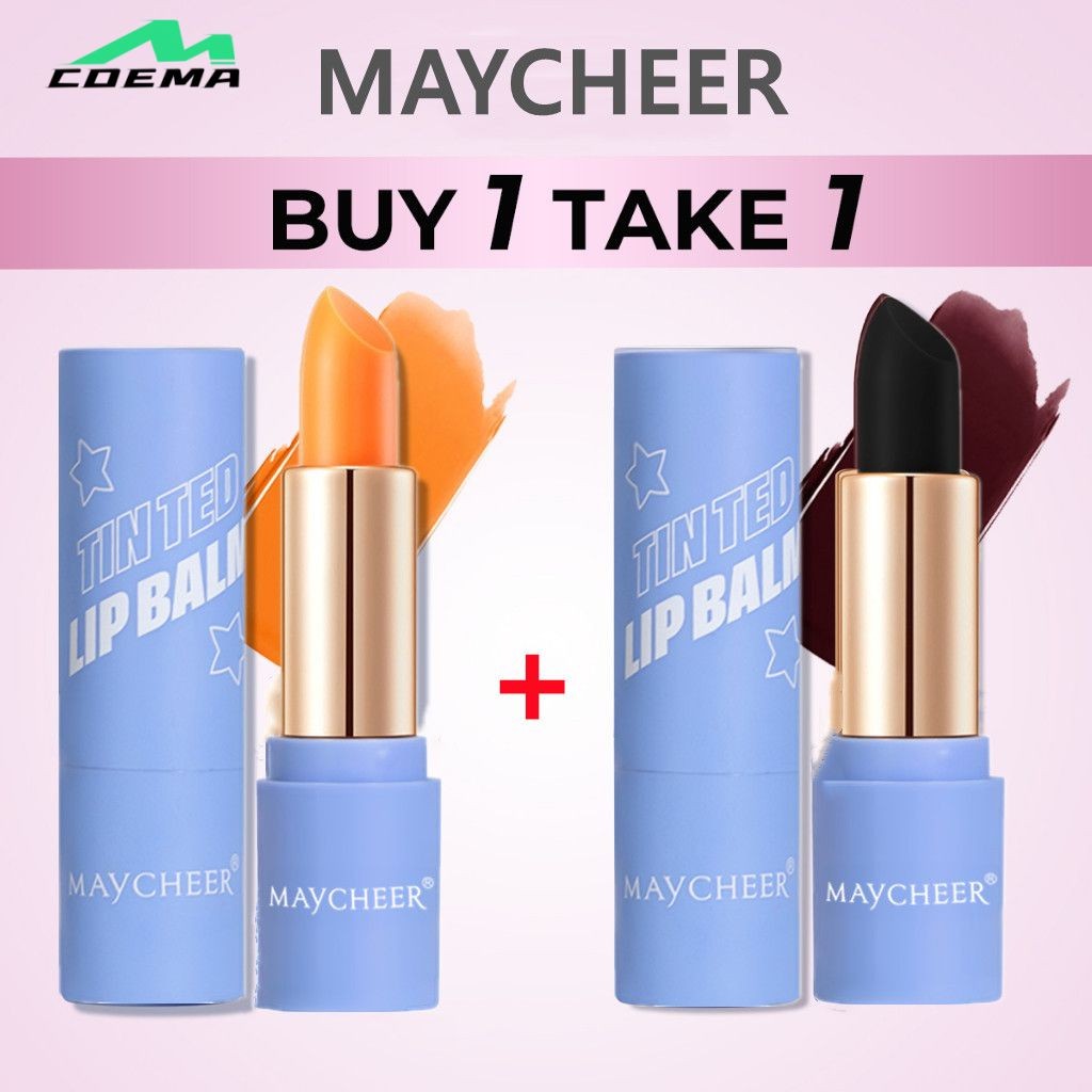 [buy 1 Take 1] Color-changing Lipstick Tinted Lip Balm Smooth Magic ...