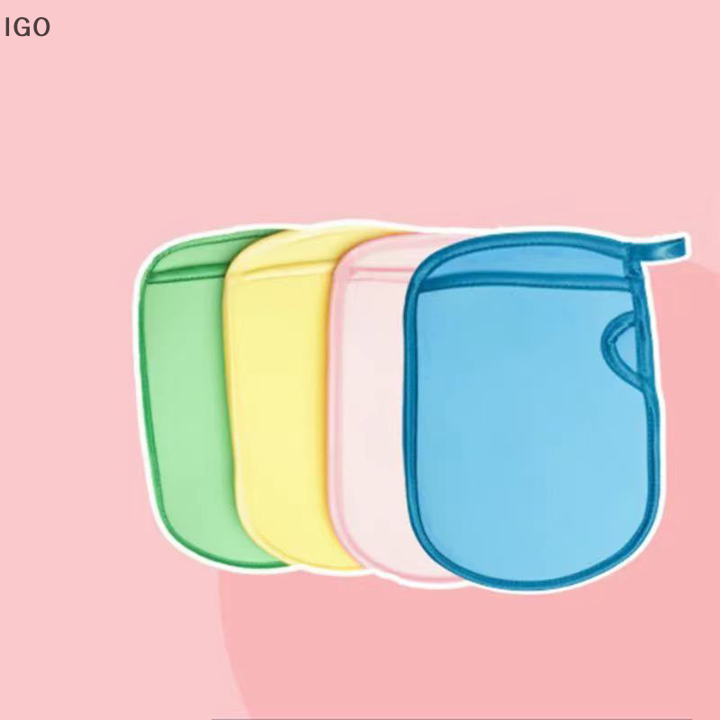IGO Baby Bath Gloves Exfoliag Sponge Shower Brush Body Scrubber For ...