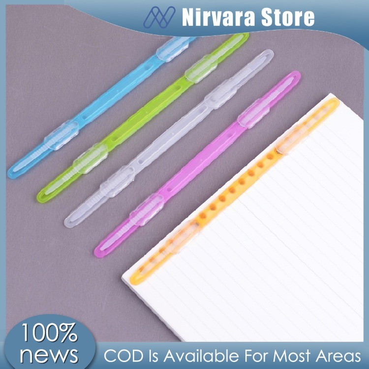 24pcs/pack 20cm x 1cm Paper Fastener Plastic 6 Colors Mixed For ...