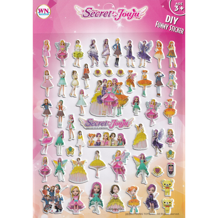 Secret Jouju Foam Sticker (2020) | Shopee Philippines