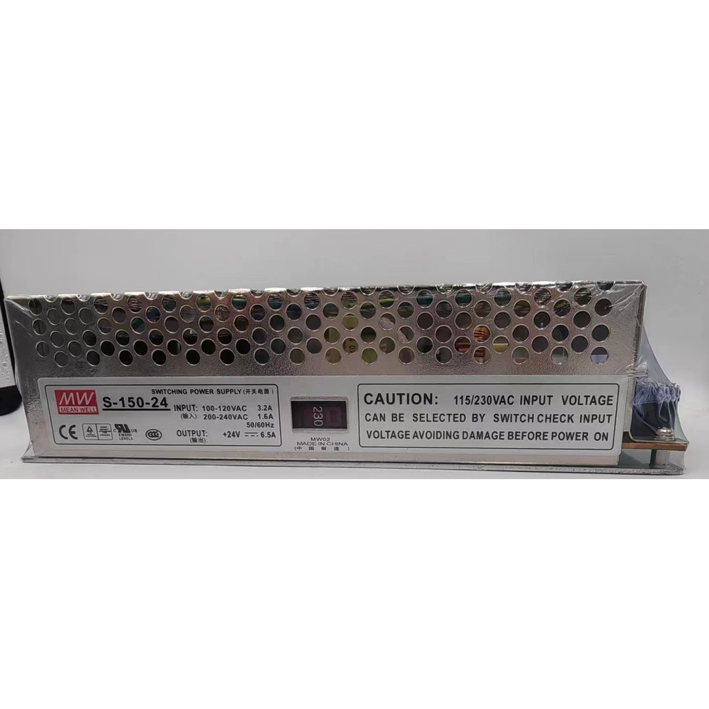 Switching Power Supply MEAN WELL S Series 150W Input 220V Output 24V S ...