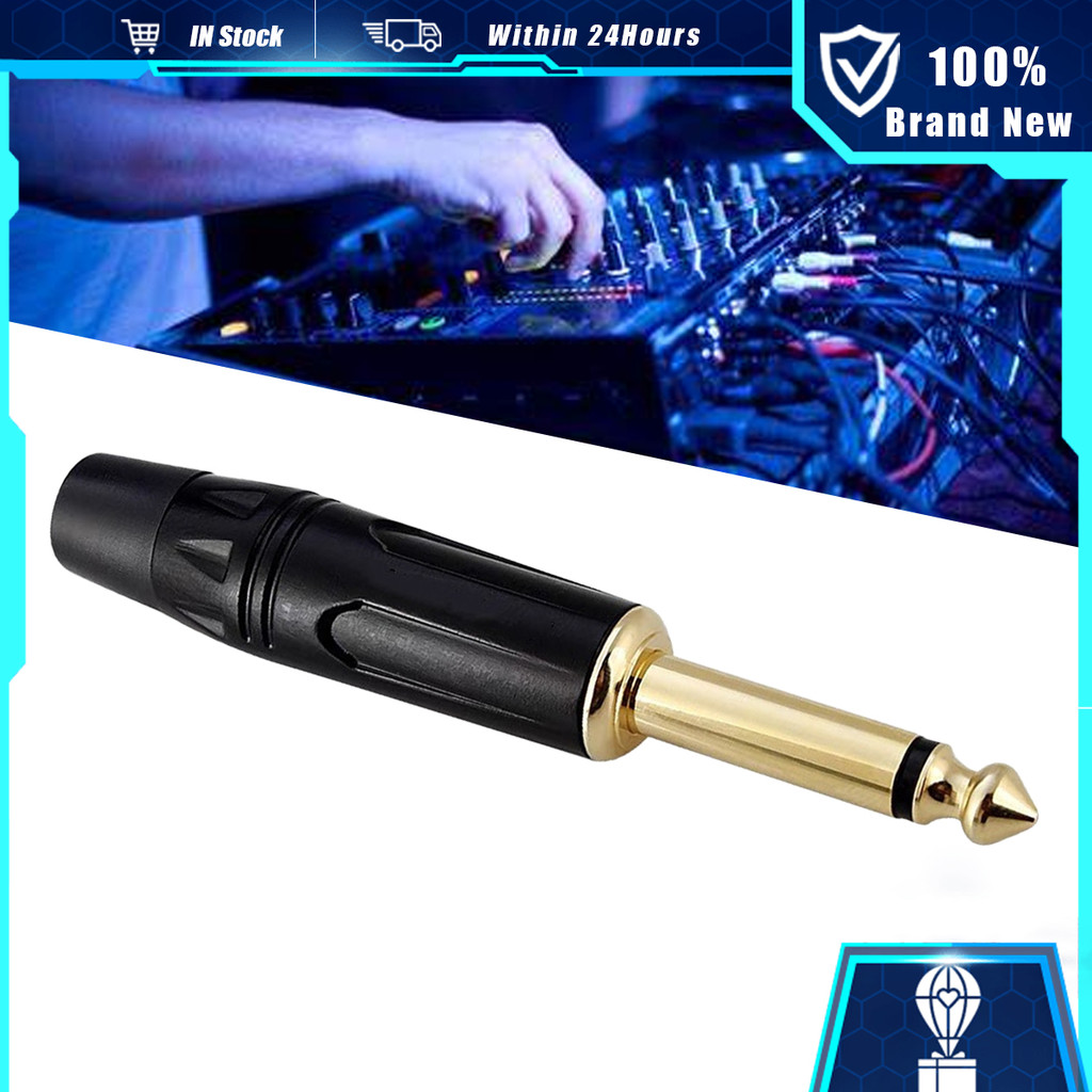 Pl Plug Mono 1 PC STEREO Microphone Jack Connector Audio Socket Adapter ...