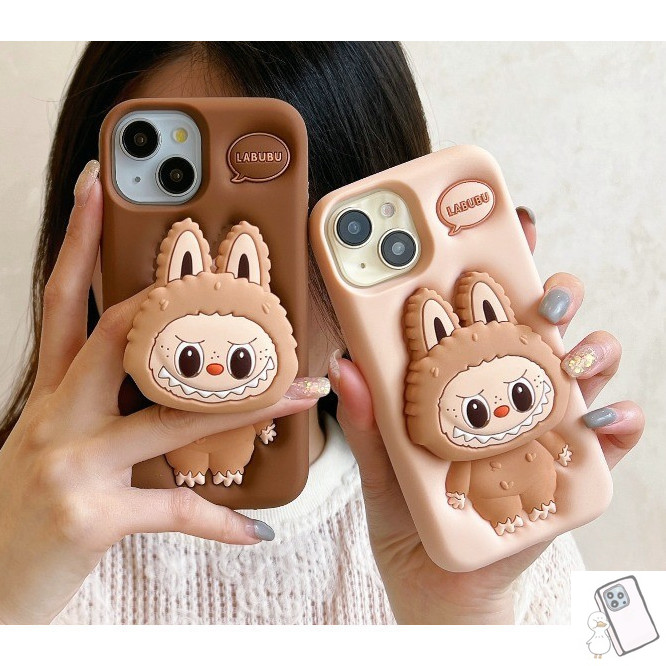 Super Popular LABUBU Casing Cute 3D Stand Phone Case Suitable for ...