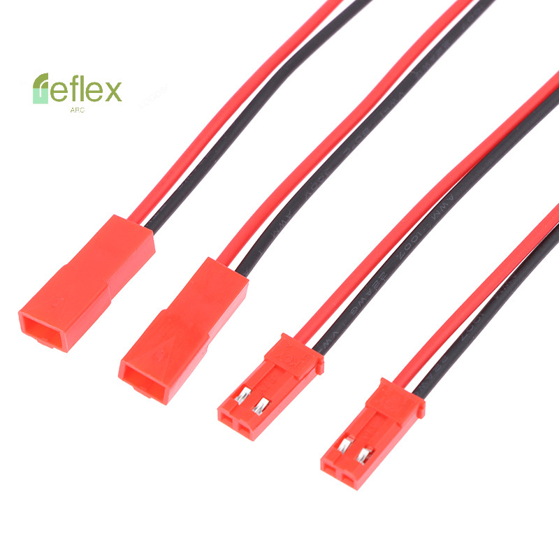 Reflex Arc 10Pcs 100mm Male&Female Connector JST Plug Cable DIY 2 Pin ...
