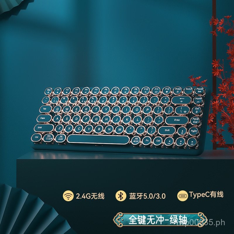 Hangshi Sanmo Wired Bluetooth Wireless Mechanical Keyboard Hot Plug ...