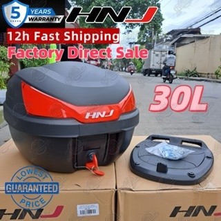 HNJ Hard Plastic Top Box 30 Liters Small Box For Motorcycle With Base ...