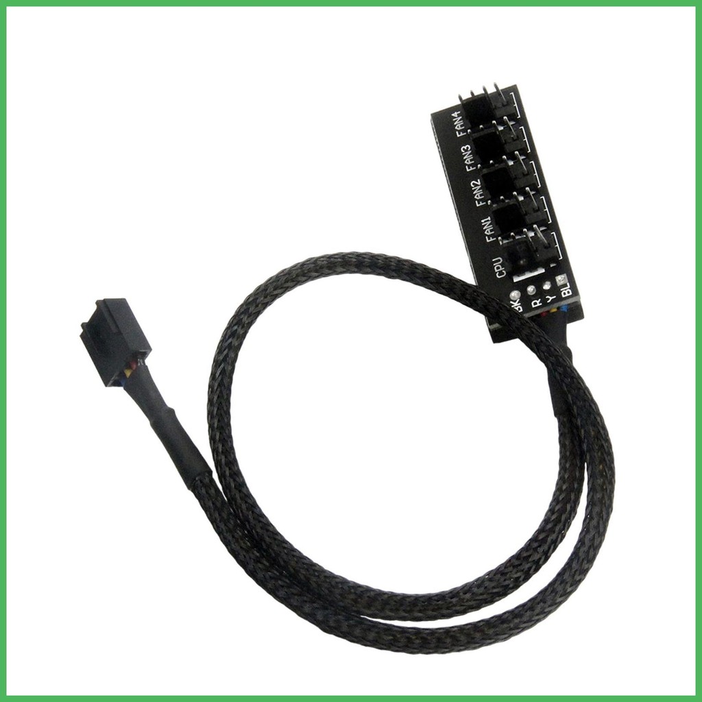 PC Fan Splitter 4 Pin Fan Hub Computer Fan Hub Computer Fan Splitter ...