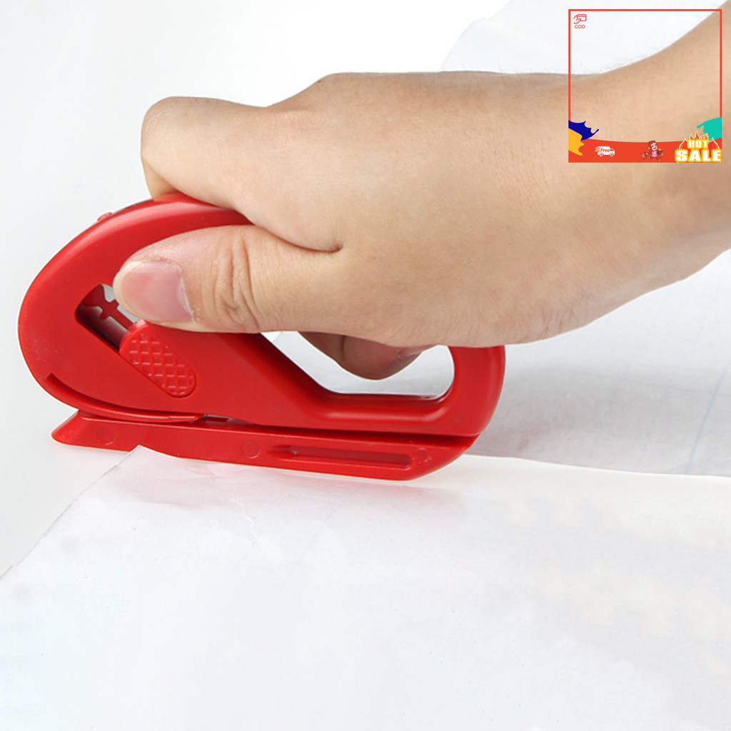 {TW}1/2Pcs Safety Cutter Tool Film Cutter Hidden Blade Wrapping Paper ...