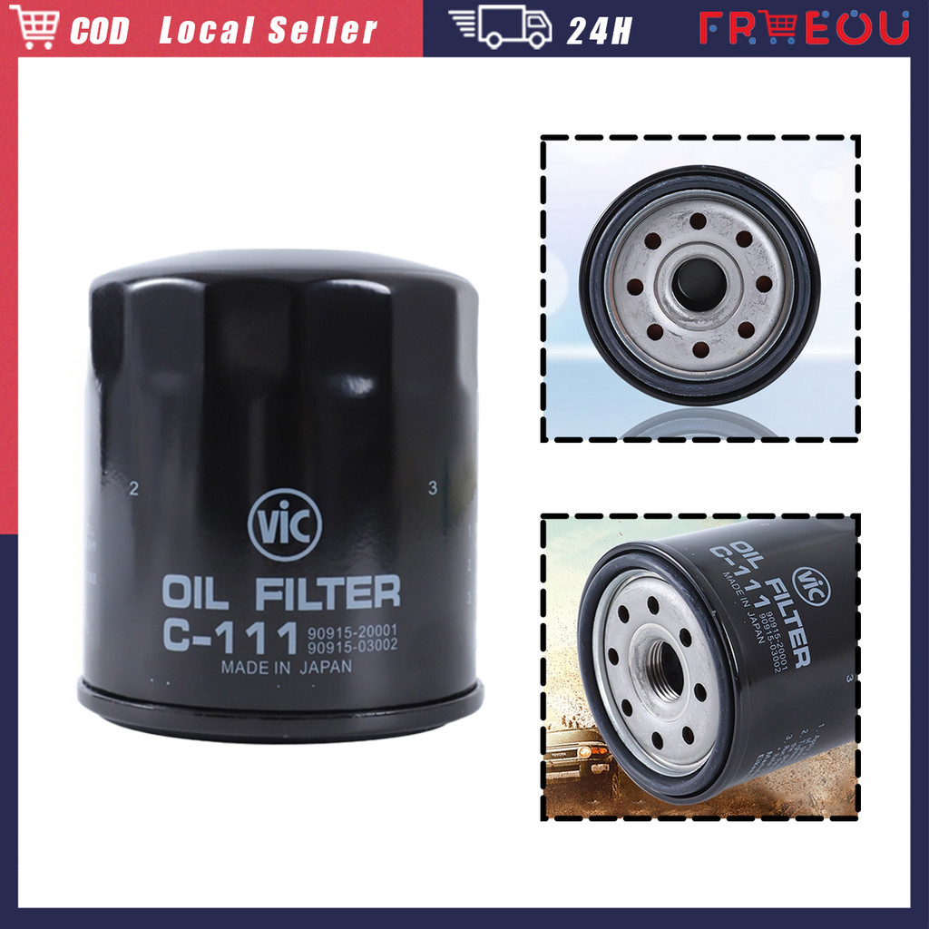 Original Vic Oil Filter C-111 for Fortuner/ Innova/ Rav4/ Hiace ...
