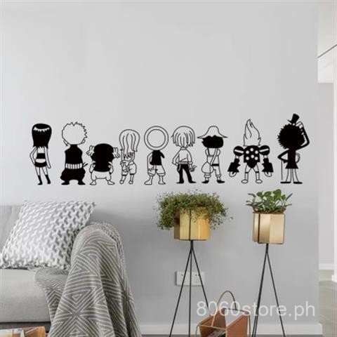 Personalized Creative Anime One Piece Wall Sticker Luffy Bedroom Wall ...