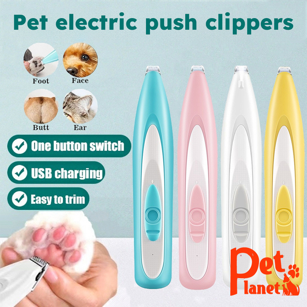 Pet Shaver Razor Mute Dog Cat Paw Shaver Foot Hair Trimmer Clipper Pet ...