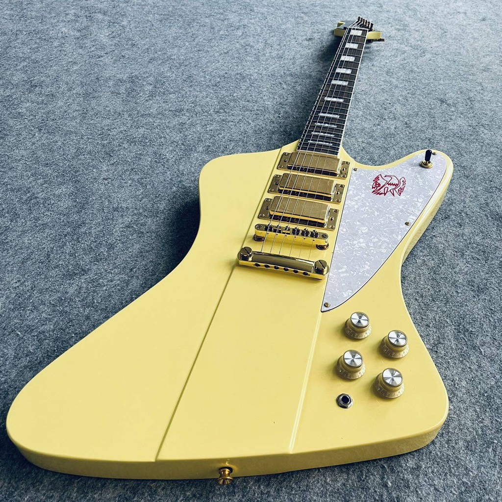 Gibson Firebird Electric Guitar HHH Humbucker Pickup Yellow ...