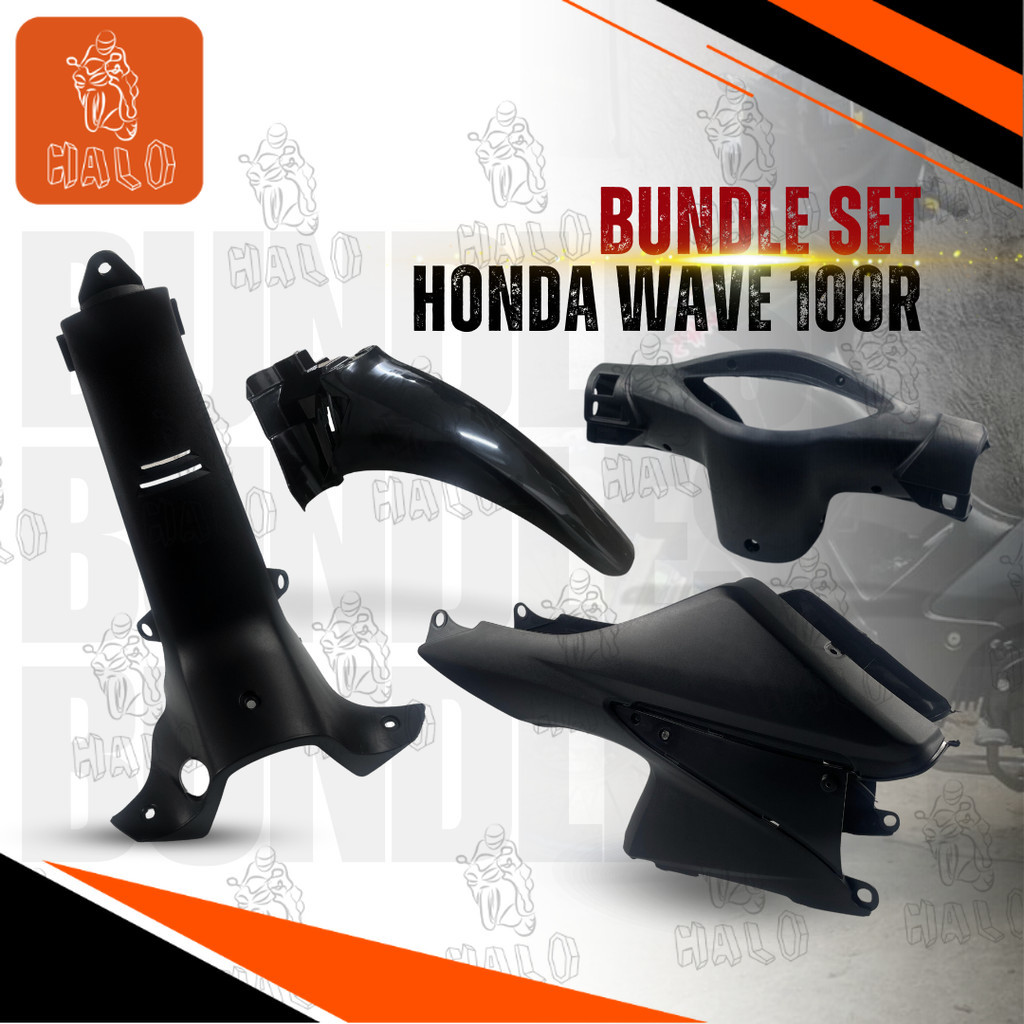 [HALO MOTORS] 4-IN-1 BUNDLE SET FOR HONDA WAVE 100R | Shopee Philippines