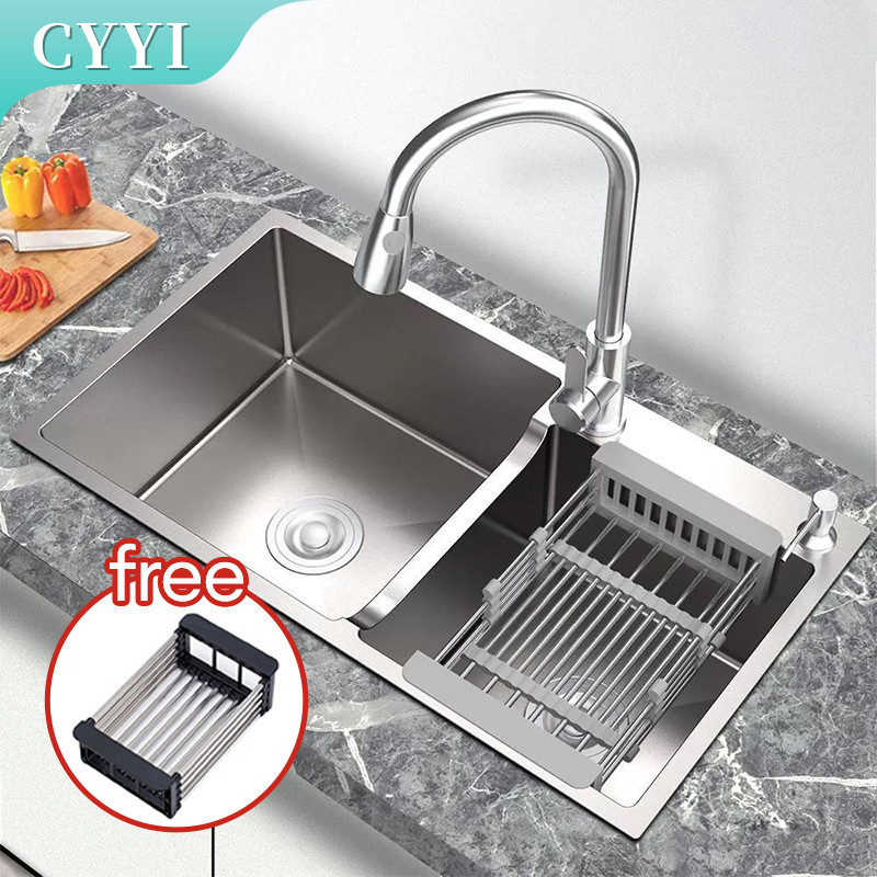 Kitchen Lababo Sink Stainless for Kitchen Double Sink Heavy Duty Small ...