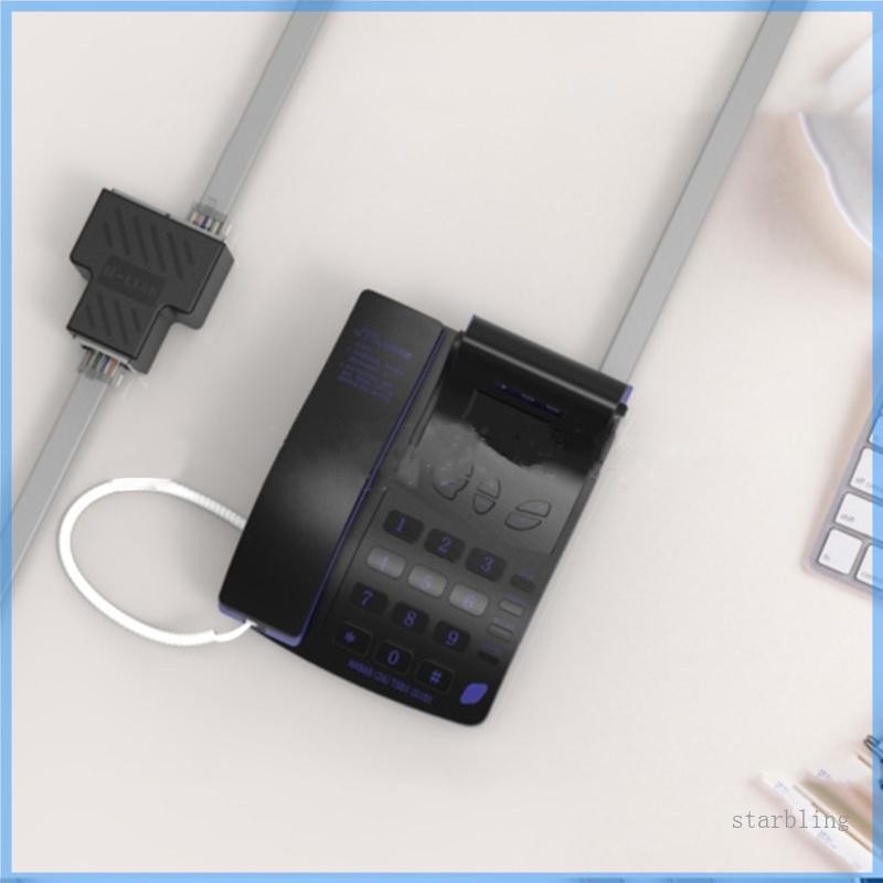 Star Two Way Telephone Splitters RJ11 Female to Double Female Cable ...