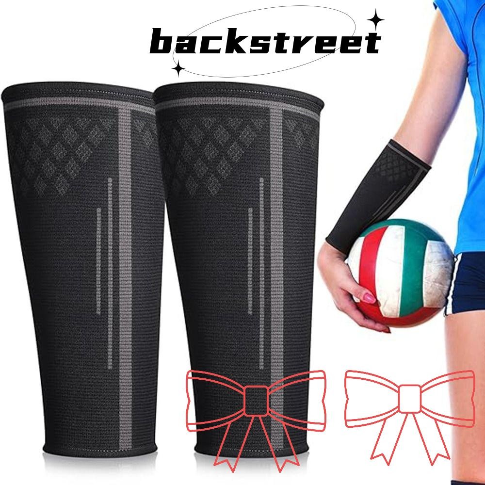 BACKSTREET 1PC Volleyball Arm Sleeves, Wrist Support Elastic Forearm ...