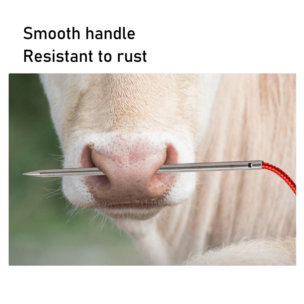 PP+Stainless Steel Cow Nose Piercing Needle Cattle Nose Piercing Needle ...