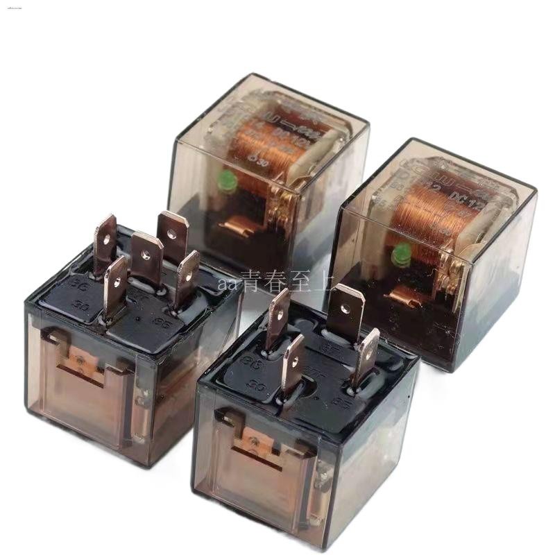 Pabrika☆Automotive relay 12V/24V/80A high current waterproof 4 feet/5 feet general modified four ...
