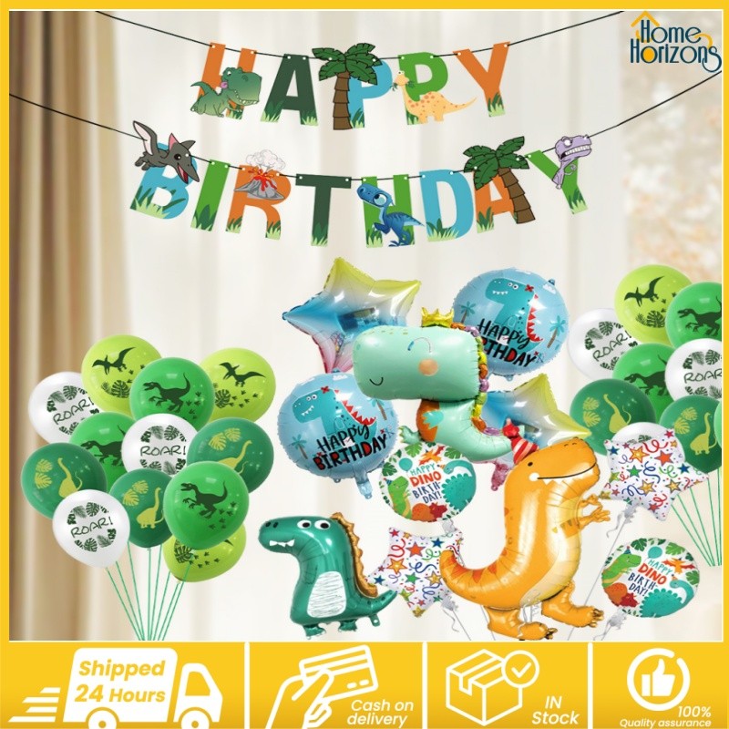 Dinosaur Balloon Set Dinosaur Theme Party Decor Cartoon Dinosaur Foil Balloon Children Birthday ...
