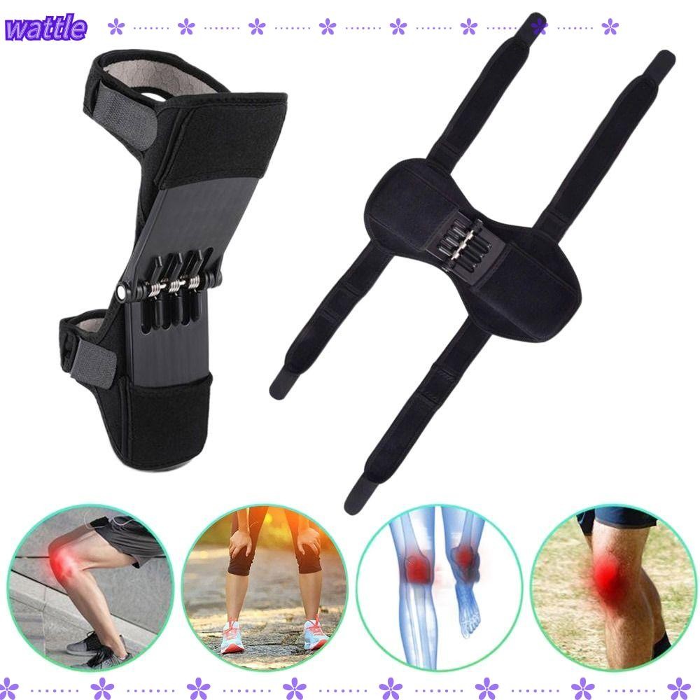WATTLE Spring Powered Knee Support Running Kneecap Joint Booster Knee ...