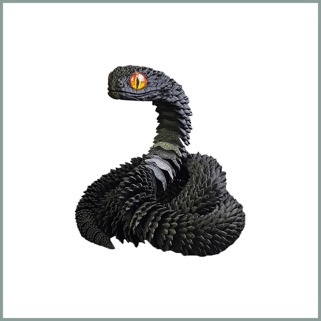 3D Printed Snake Multi Joint Snake Figurine Toy Home Desk Decor 3D ...