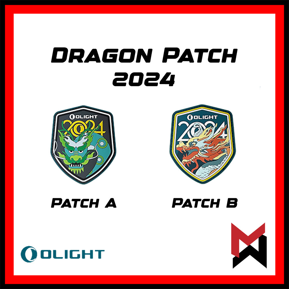 Olight - 2024 Dragon Patch Freebie | Shopee Philippines
