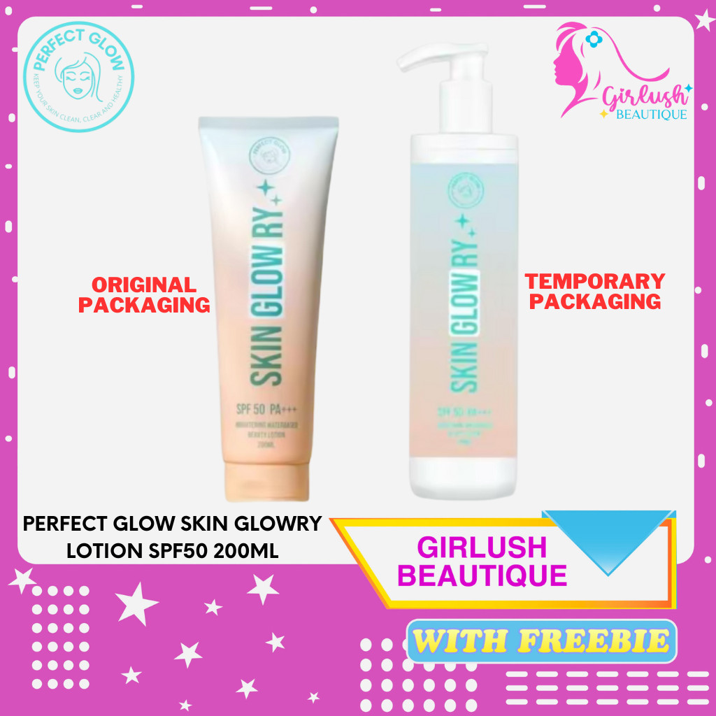 Perfect Glow Skin Glowry SPF50 Brightening Waterbased Beauty Lotion ...