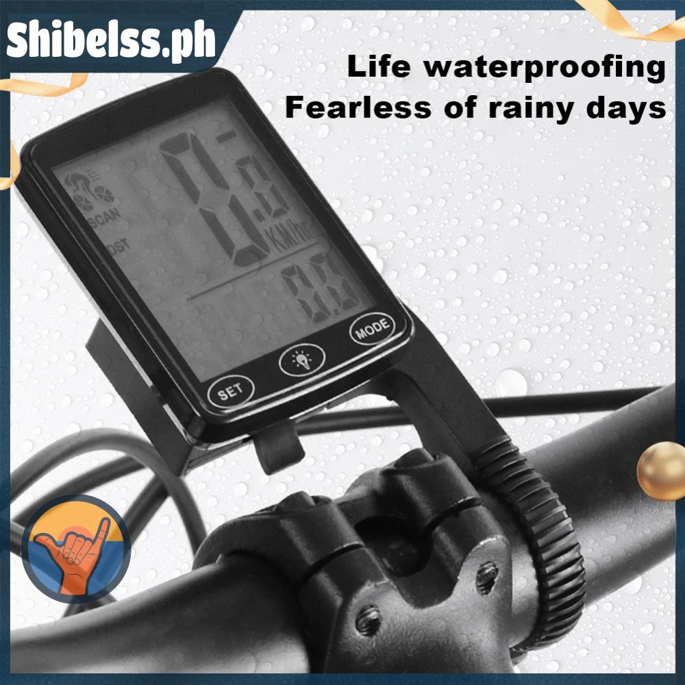 Wireless Bicycle Computer Waterproof Bike Speedometer Odometer for Road ...