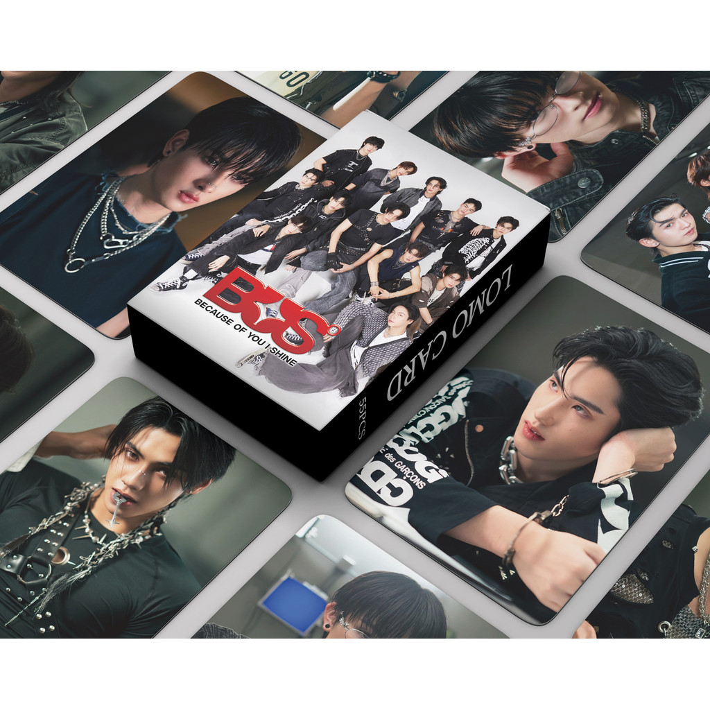 BUS LIAR Because of You, I Shine Photocard Lomo Card 55pcs/box | Shopee ...