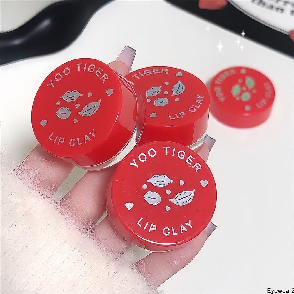 YOO TIGER Lip Mud In A Jar Lightweight And Non-drying Lip Gloss Easy To ...