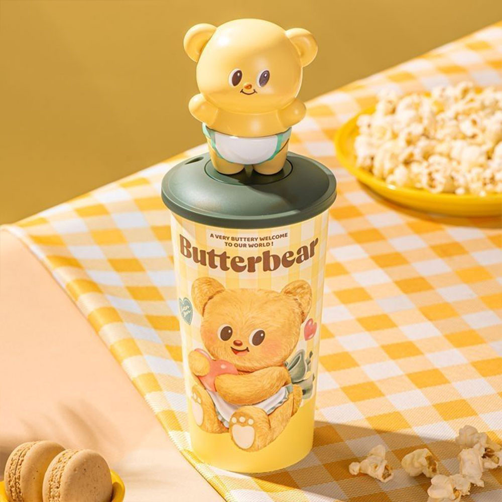 Genuine Butter Bear Shaped Cup Butter Bear Doll Doll Cup Cute Water Cup ...