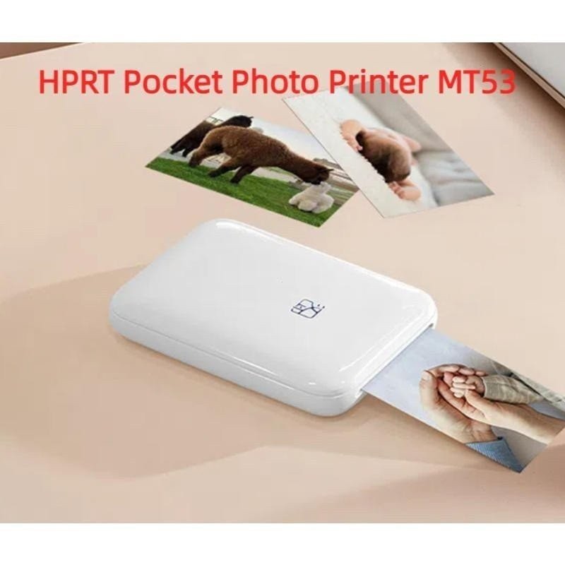 HPRT MT53Portable Photo Printer，Mini Portable Photo Printer，Home ...