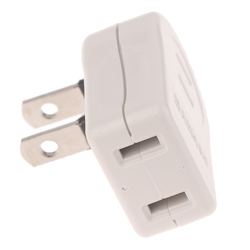 Superhome US 2PIN 360 Angle Rotatable Power Socket Plug Adapter ...
